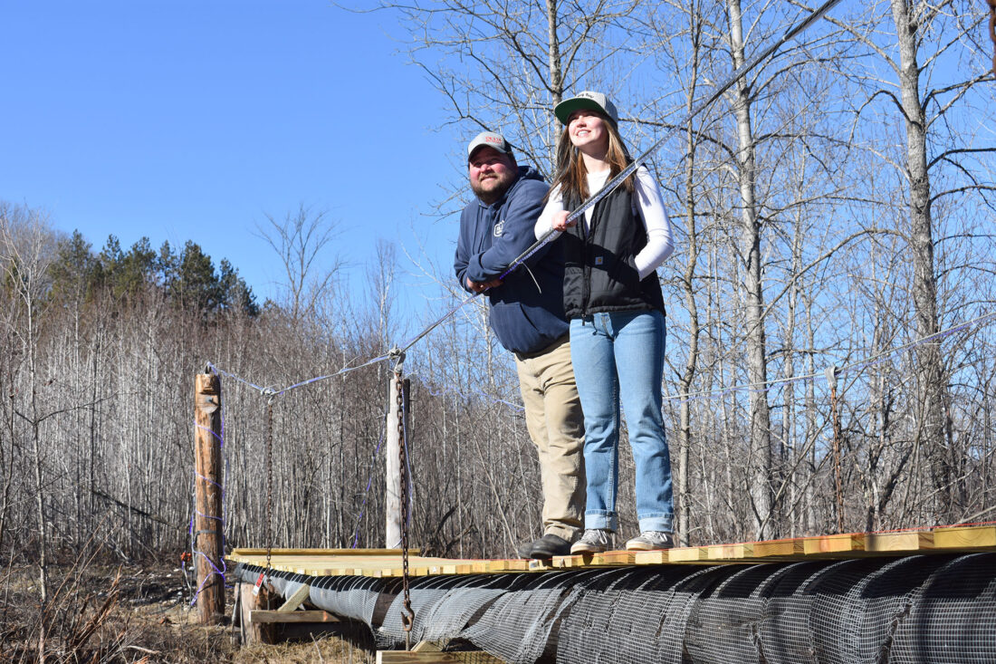 DIY bridge: Foster City family puts span across Sturgeon River | News ...